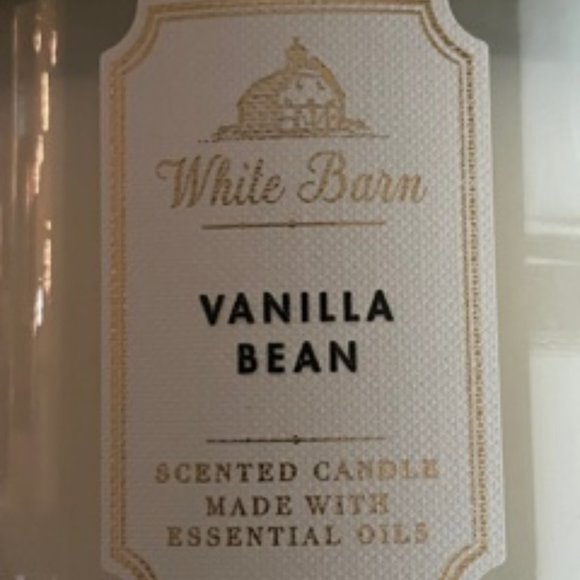 White Barn | Accents | Nwt White Barn Vanilla Bean 3 Wick Candle | Poshmark